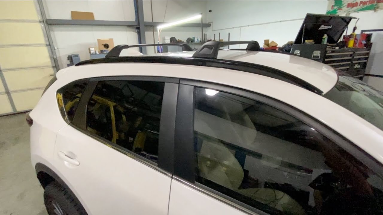 How to install a roof rack on a 2017+ Mazda CX-5 with NO TOOLS