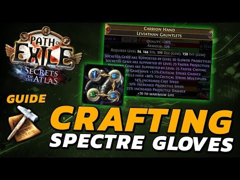 MUST-HAVE Gloves for Your SPECTRE Minions! - PoE 1 Crafting Guide