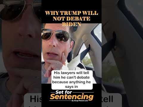 Why Trump Will Never Debate Biden #justice #trump #election
