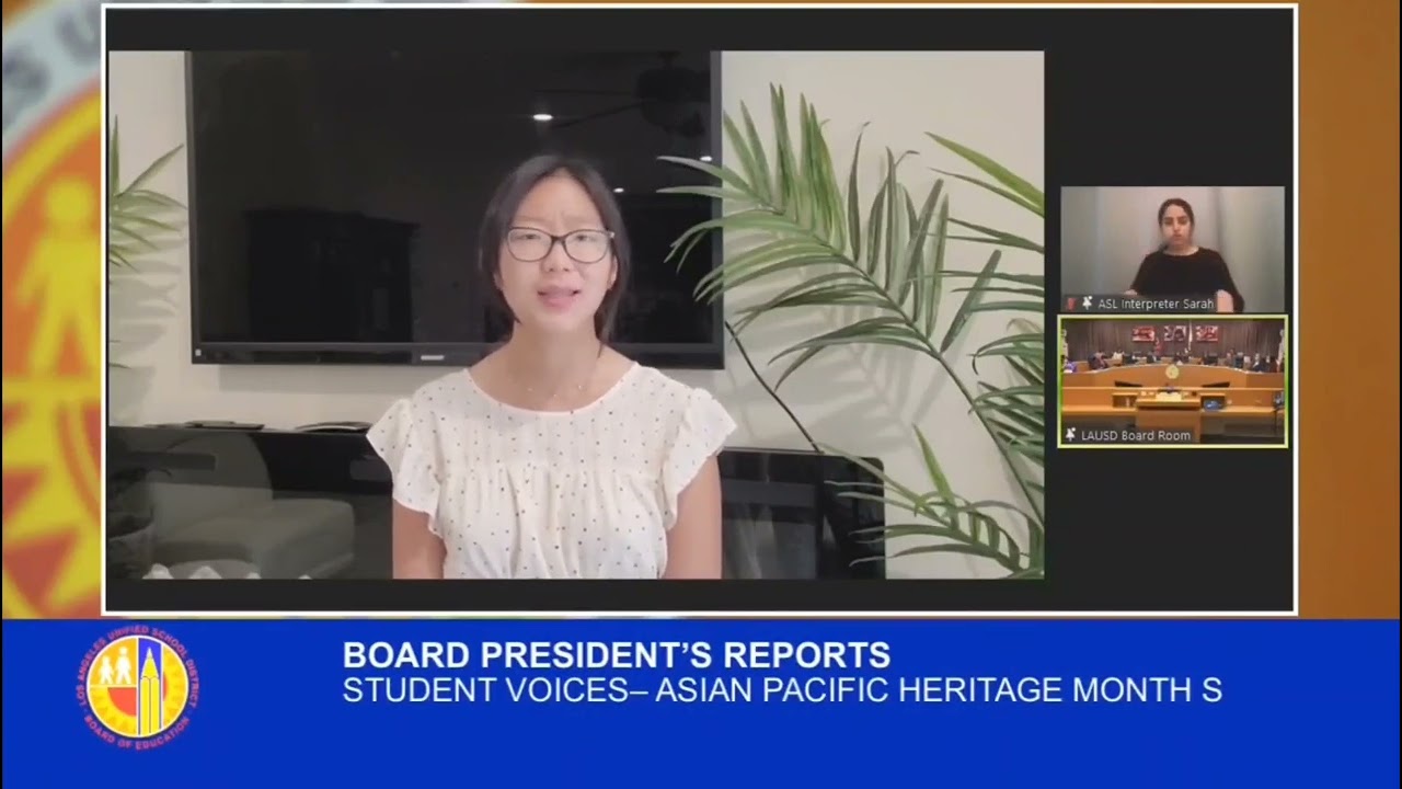 AAPI Heritage Month Board Speech