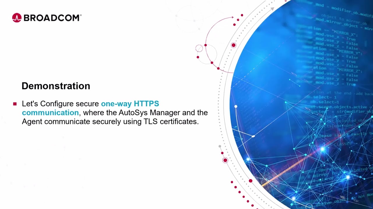 AutoSys 24.2: Enabling HTTPS Communication with One-Way TLS Encryption