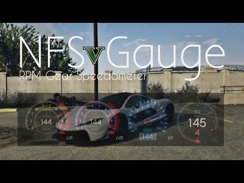 NFS gauge - RPM Gear Speedometer & Timer - GTA5-Mods.com