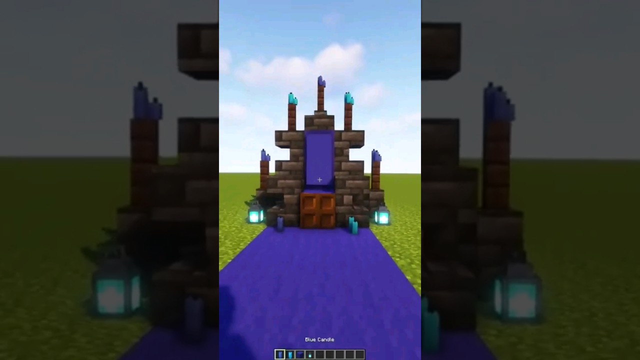 Dark Throne in Minecraft.👑 #shorts