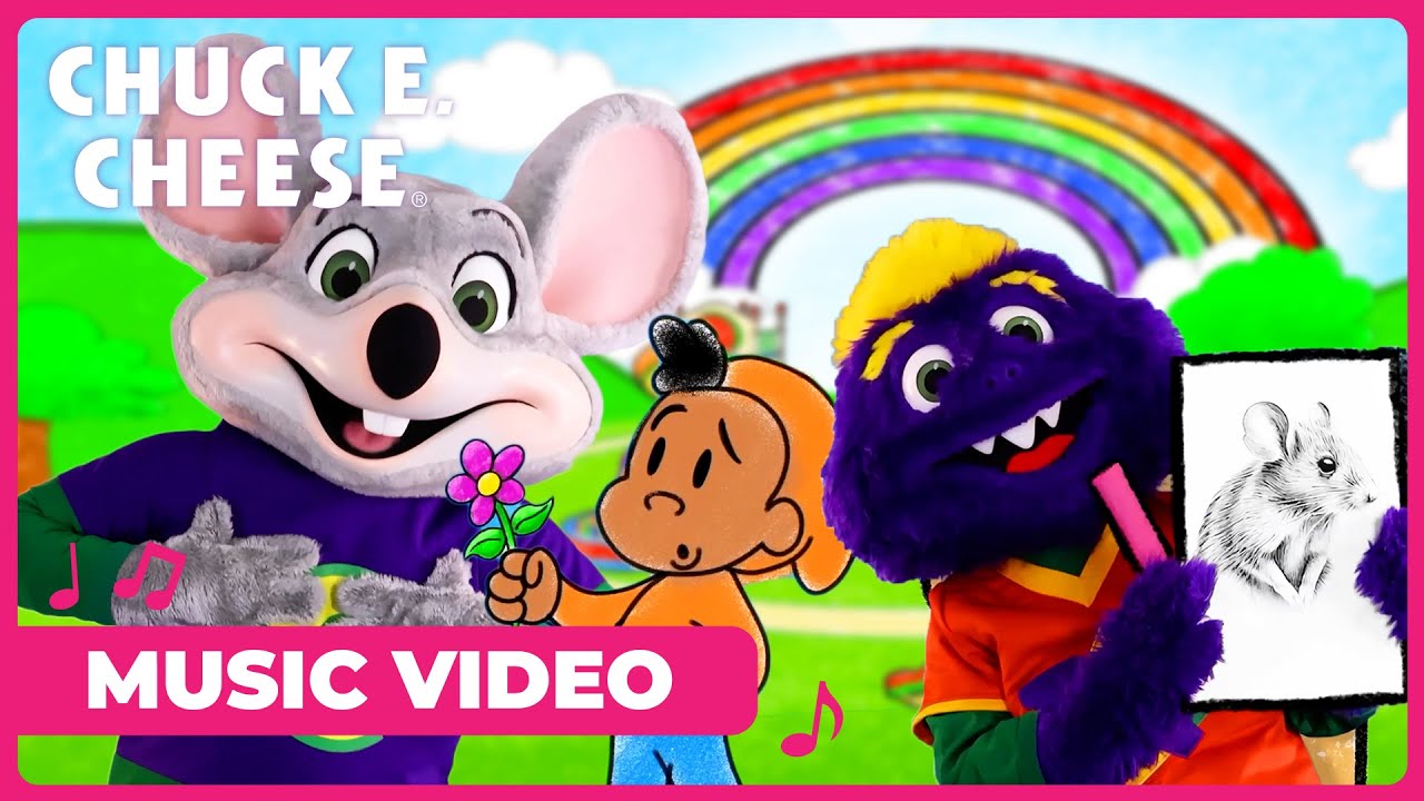 Because We're Friends Song! 🌈| Chuck E. Cheese Fun Kids Songs & Music Videos