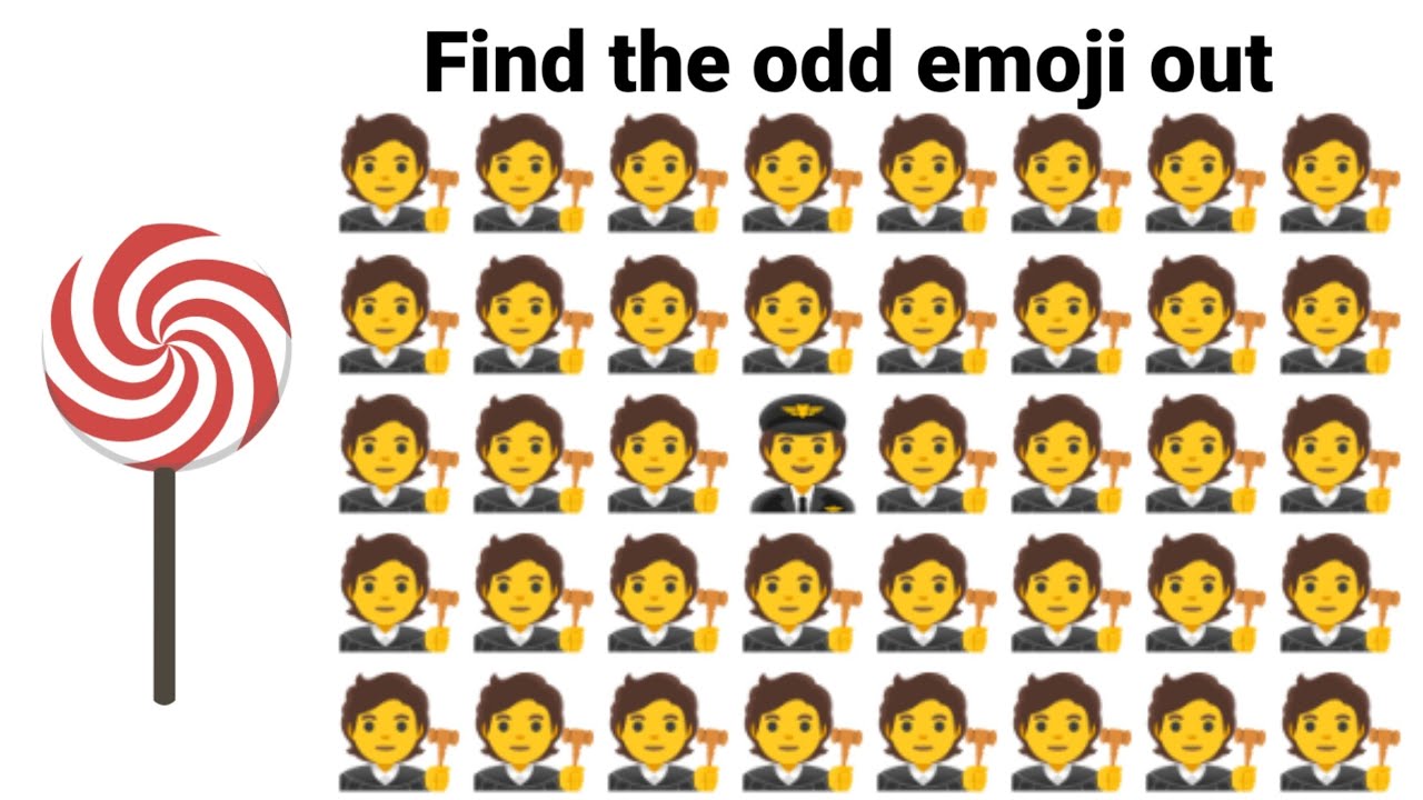 How good are your eyes #1| Find the odd emoji out | Emoji puzzle Quiz