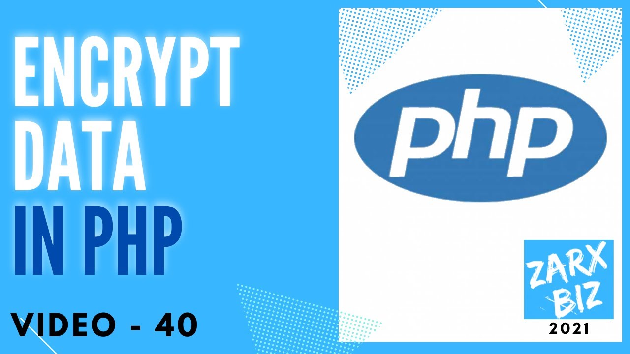 #40 Encrypt data in PHP | PHP tutorial | Learn PHP programming | hashing algorithm in PHP