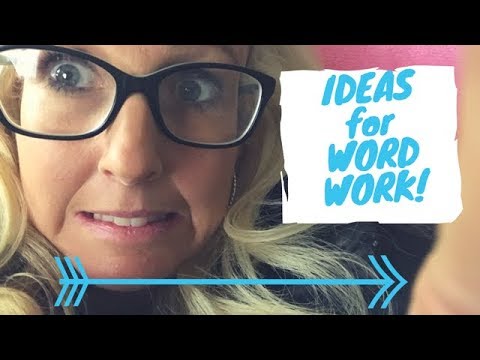 IDEAS for WORD WORK!!!! Ahhhhh!!!| Teacher Vlog #17