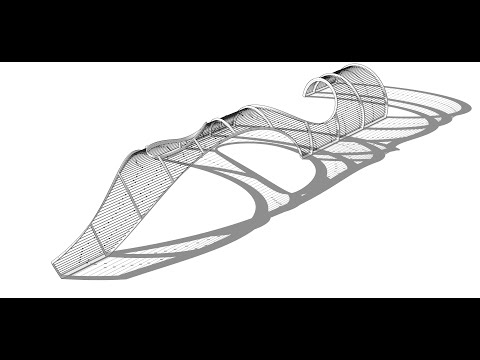 3D modeling a Bridge structure using Sketchup