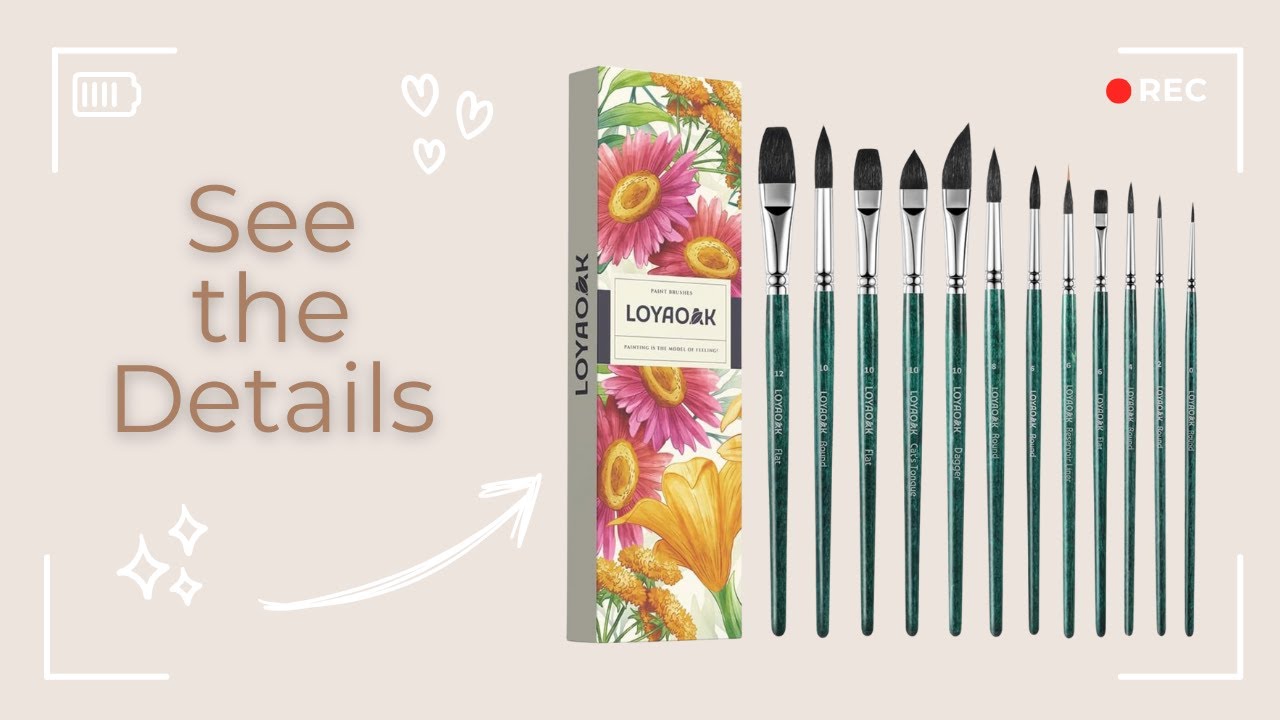 Get a closer look at this paint brush set!