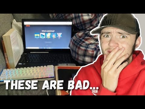 Reacting To The WORST Gaming Setups on Reddit 🤮