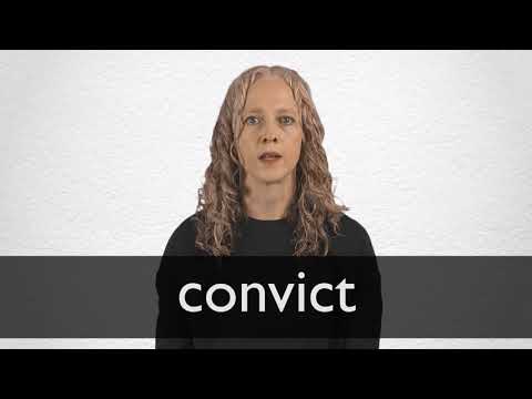 CONVICT definition and meaning | Collins English Dictionary