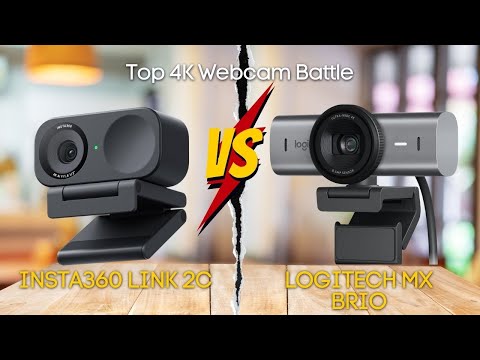 Insta360 Link 2C vs Logitech MX Brio: Top 4K Webcam Battle