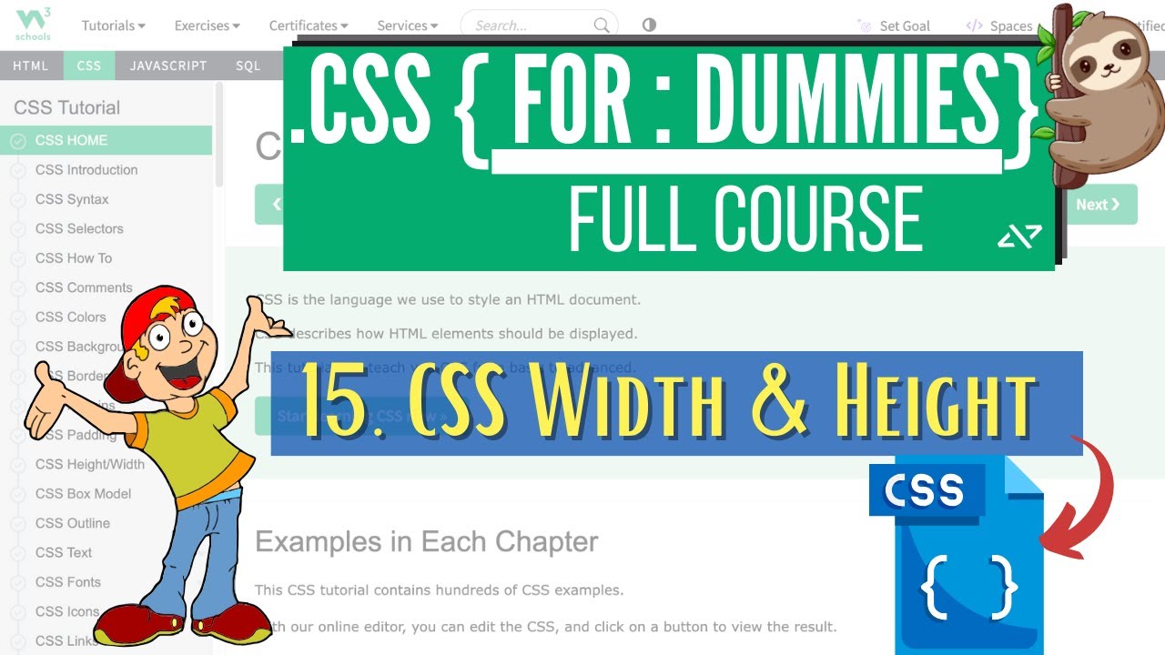 CSS for Dummies: 15 ULTIMATE way to Manage Width and Height using CSS | CSS Width Height Property