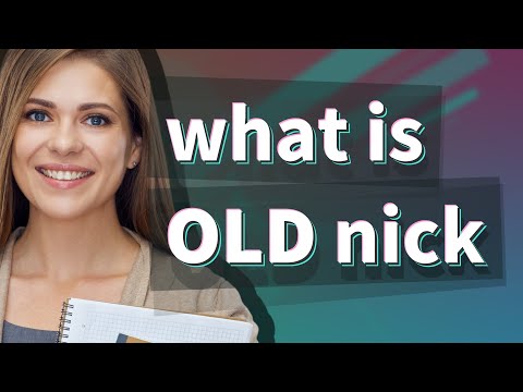 Old nick | meaning of Old nick