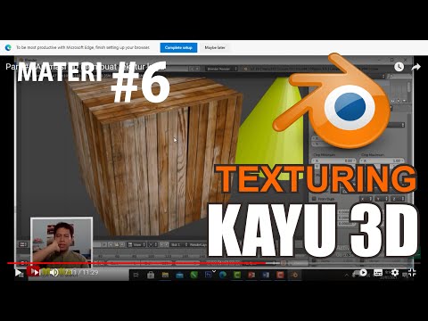 Part #6 Animasi 3D membuat tekstur kayu