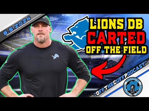The DETROIT LIONS Suffer MAJOR Injury To Secondary