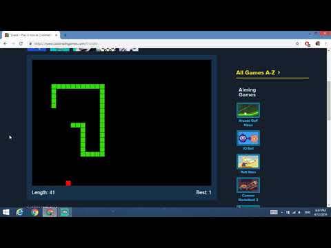 Almost breaking the world record for Snake! Coolmath Games