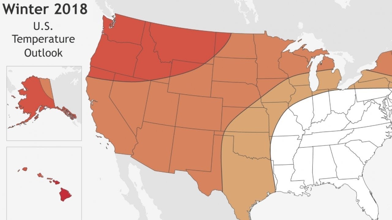 NOAA predicts warmer than normal winter for US