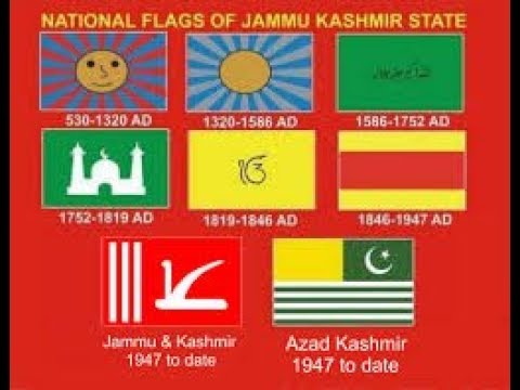 Azad Kashmir flag symbols & history