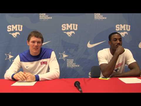 Ryan Manuel & Brian Bernardi postgame - SMU wins 72-53 vs. Furman #PonyUp