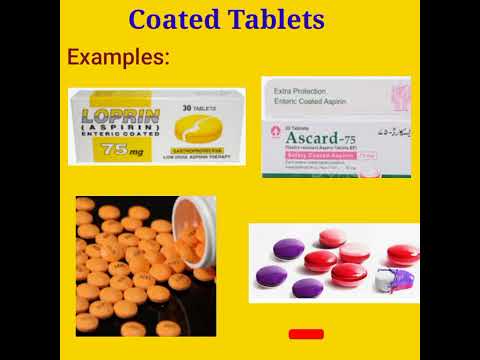 What are Coated tables?|Purpose and types of coating|Examples of coated tablets|#shorts