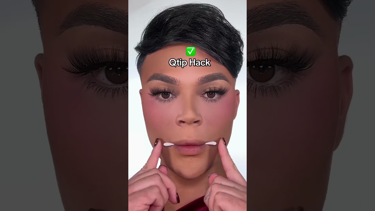 Qtip hack! Perfect hack for beginners ✅✅  #makeuphacks #eyeshadow #makeuptutorial #beauty