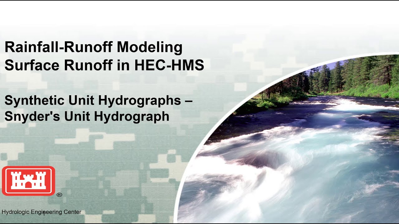 L 7 e Snyder Unit Hydrograph
