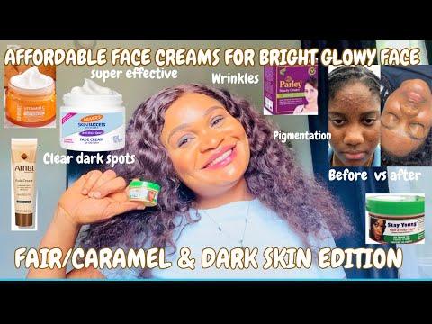 MY TOP 5 FACE CREAMS THAT BRIGHTEN & GLOW UP MY FACE CLEAR DARK SPOTS & PIGMENTATION