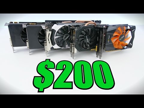Top 5 Best Graphics Cards Under $200 - Early 2016