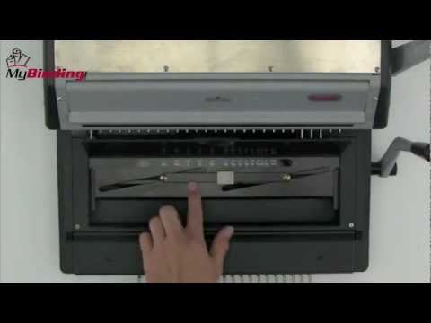 Tamerica Versabind-E Modular Electric Binding Machine Demo