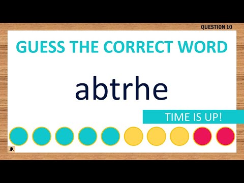 [Scrambled Word Game] Can You Unscramble These Words? 6 Letters