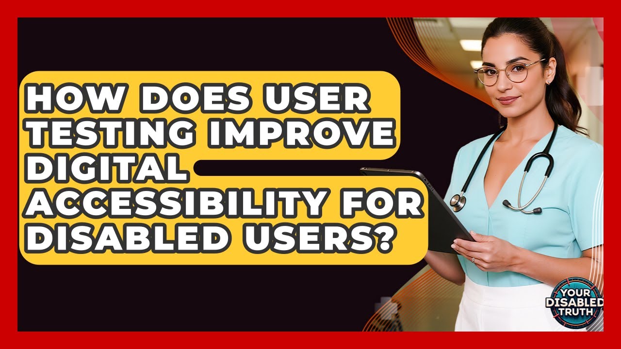 How Does User Testing Improve Digital Accessibility For Disabled Users? - Your Disabled Truth