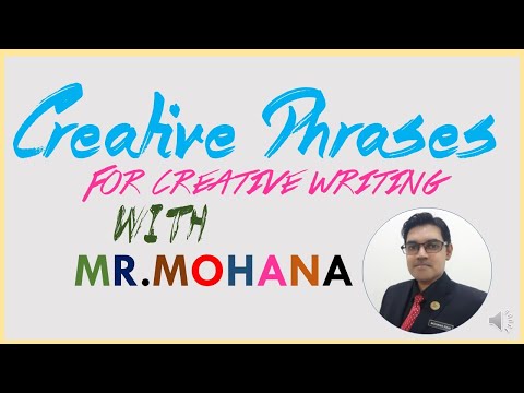 Let's Create Sentences for Creative Writing