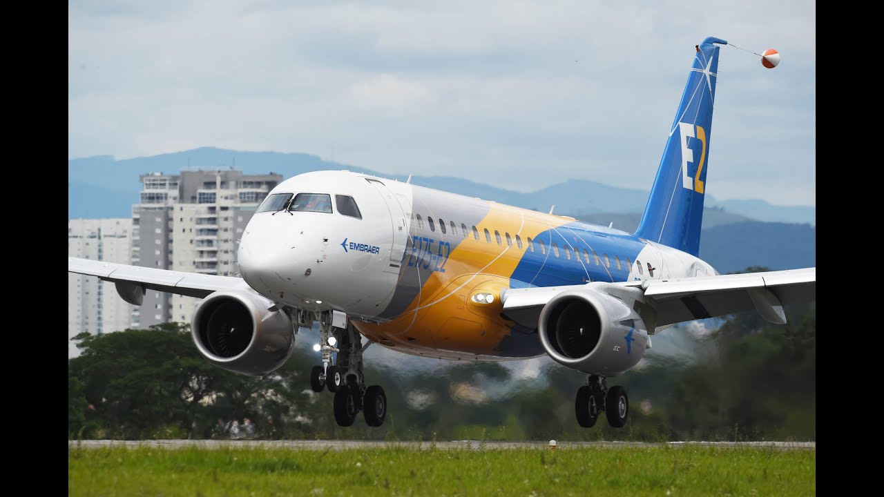 #Embraer #E175E2 Maiden Flight
