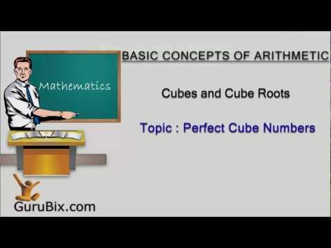Perfect cube numbers | Cubes and cube roots | Math Lessons