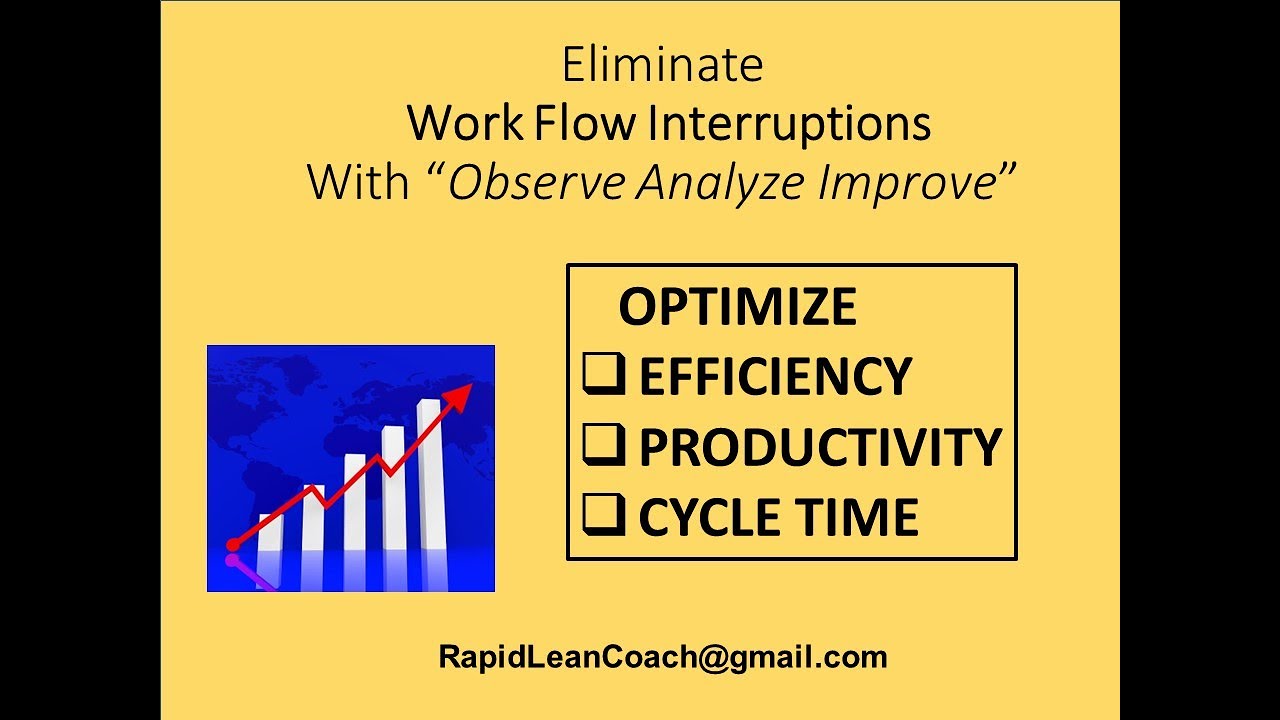How to Optimize Productivity and Efficiency improvements and Cycle Time
