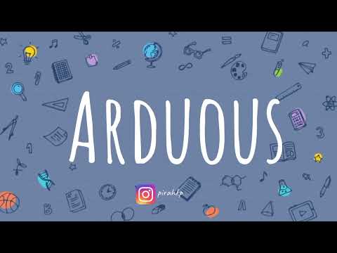 Arduous Meaning | Learn English Vocabulary | Word of the Day