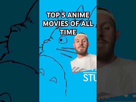 TOP 5 ANIME MOVIES OF ALL TIME! #anime #mononoke #akira #howlsmovingcastle #ghibli #shorts #redline