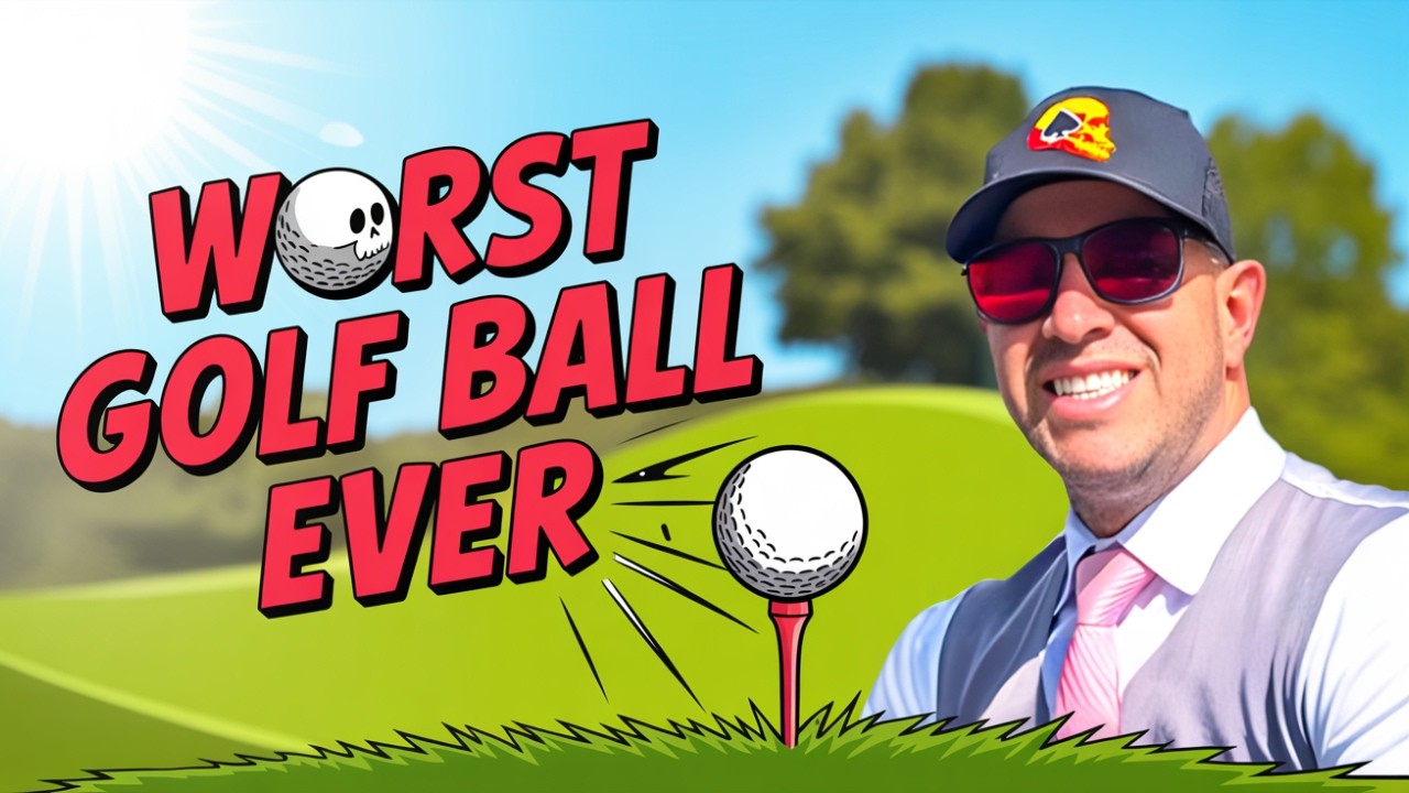 🚨 WORST GOLF BALL EVER?! Baker's Novelty Ball Review!