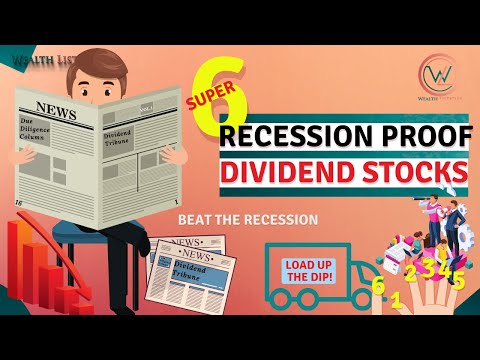 Top 6 Super dividend stocks to outperform upcoming recession | Beat the recession.