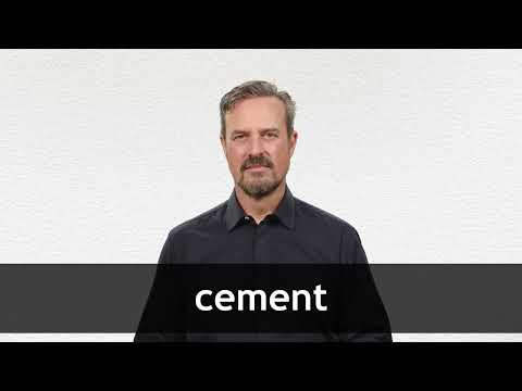 CEMENT 释义 | 柯林斯英语词典