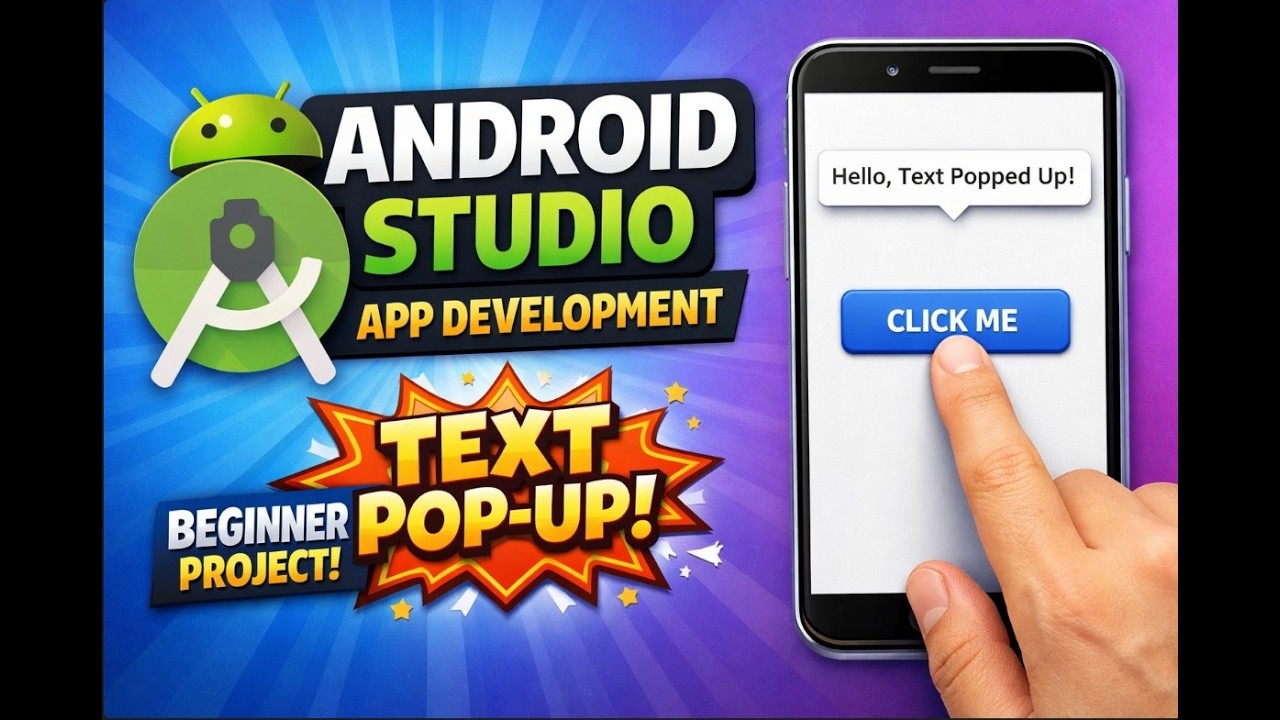 How to Show Text on Button Click in Android Studio 💻 Easy Tutorial