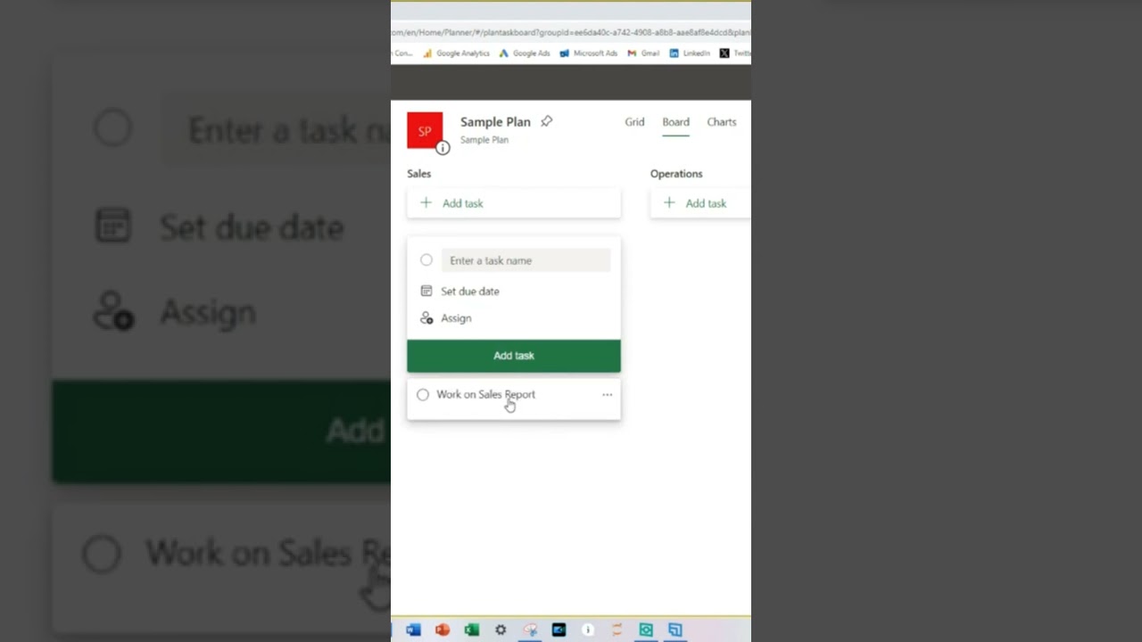 How to Create a Task in Microsoft Planner #analytics #dataanalytics #planner