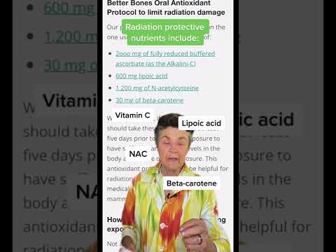 #CTscans and #xrays can emit #radiation - protect yourself with these 4 nutrients! 😎