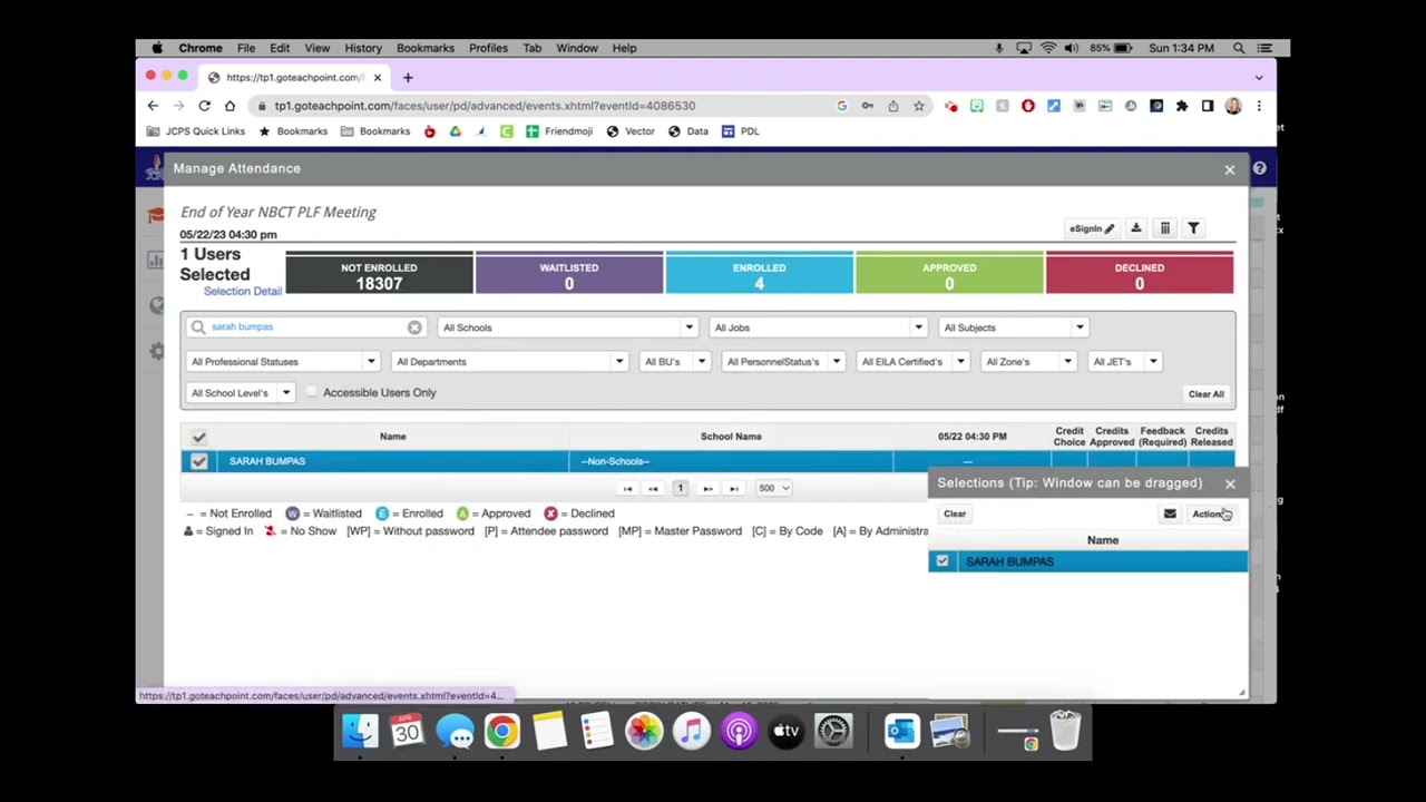 Managing Attendance In Vector Teachpoint