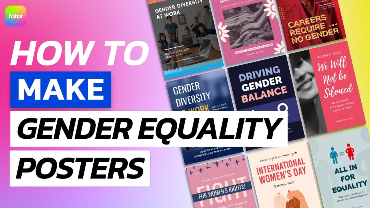 How to Make Gender Equality Posters