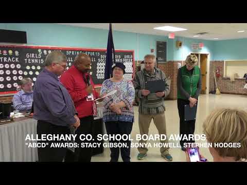 School Board Recognizes Staff Members, AHS Principal With "ABCD" Awards