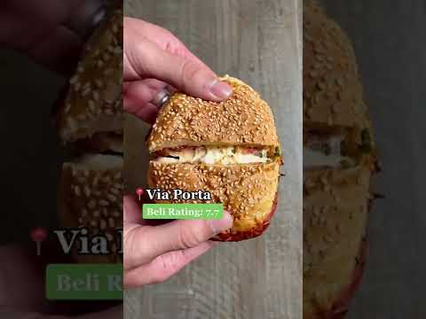 Stop 25: Via Porta NYC. The Search for NYC's Best Chicken Sandwich. Full ranked list on Beli App