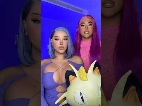 Looks inspired by team rocket @ilyaselyn #shortsfeed #makeup #hair