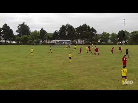 U17’s Girls Lori with a spectacular lob over the keeper